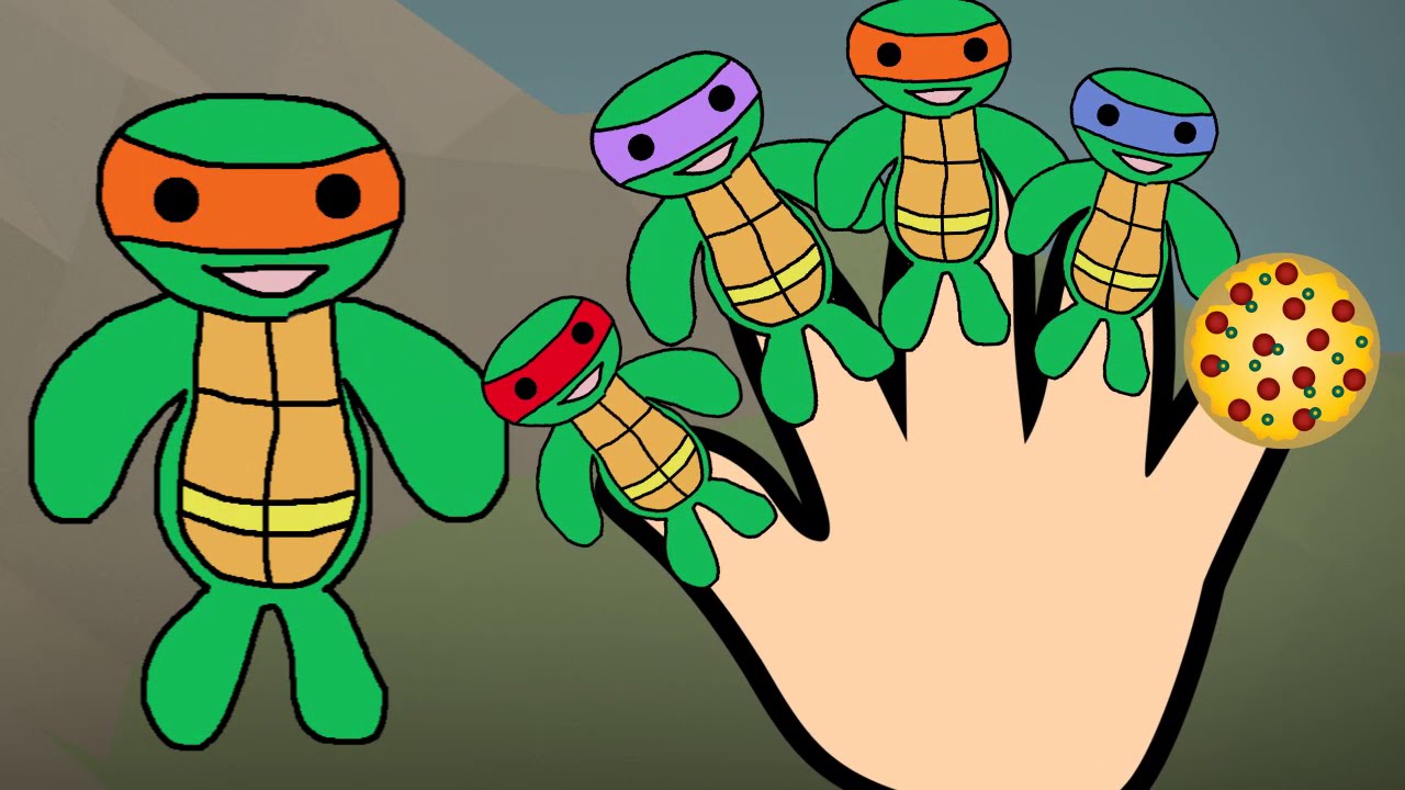 Ninja Turtles finger family | Finger Family | TMNT Daddy finger Daddy ...