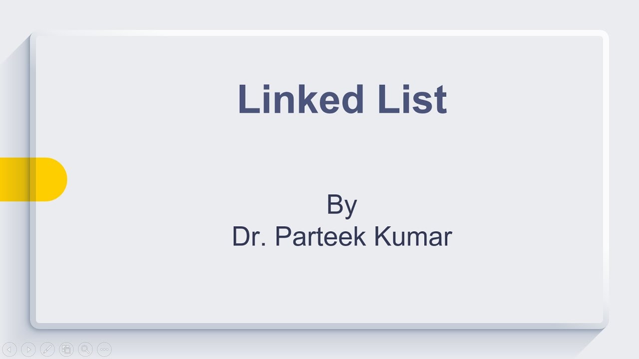 Introduction to Linked List - YouTube