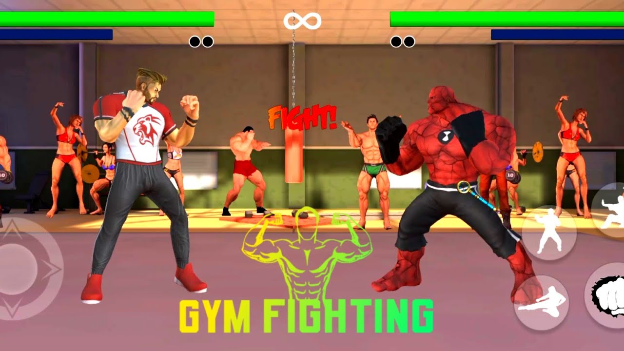GYM hero's 💪 game bodybuilder♨️ game video bodybuilder fight game - YouTube