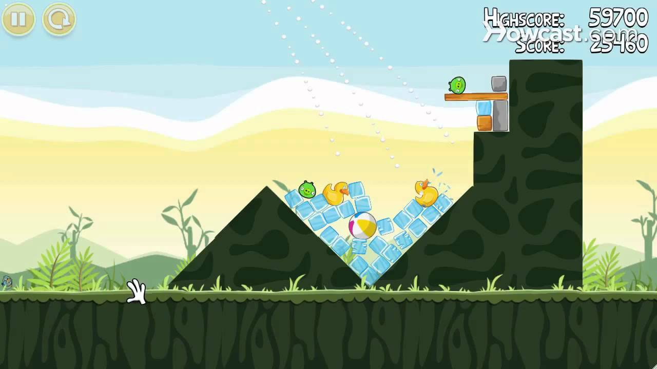 Angry Birds Level 2-2 Walkthrough - YouTube