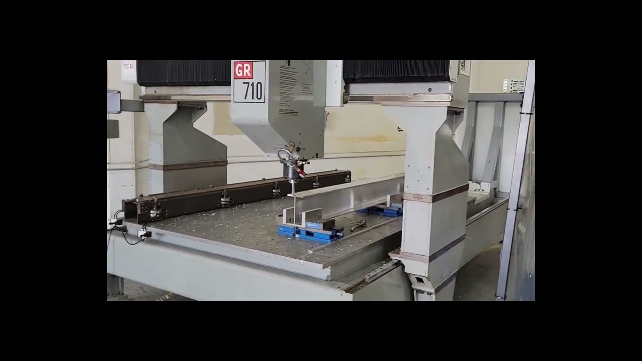 Used HAAS GR-710 2005 CNC Router For Sale - YouTube
