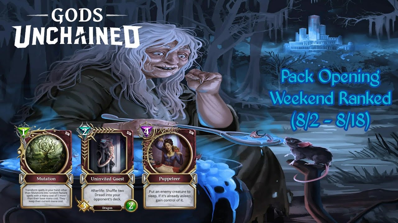 Gods Unchained | WR Packs Opening (Dread | Days 15 & 16) - YouTube