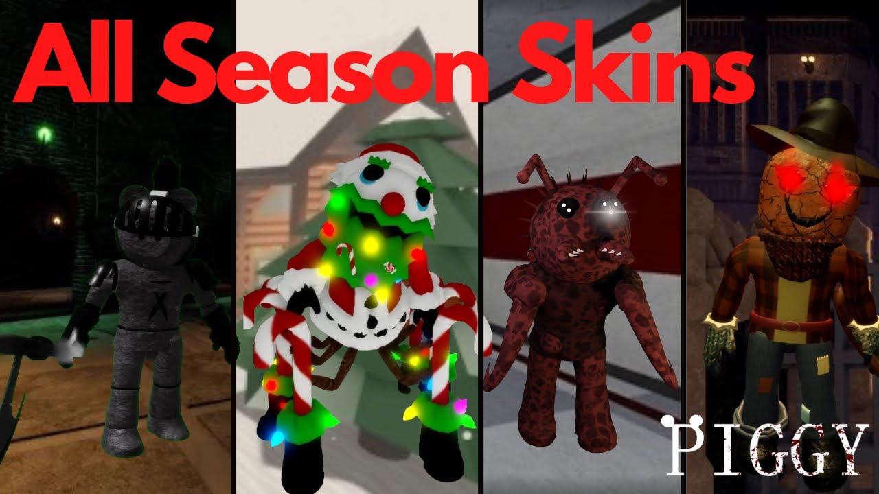 All Season Skins (Seasons 1-6) | Piggy | Roblox - YouTube