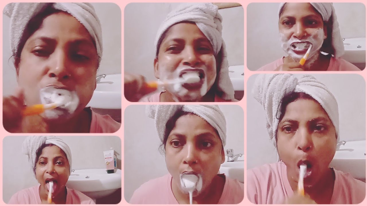 toothbrushing challenge (part 3)with wear head towel #requested video - YouTube