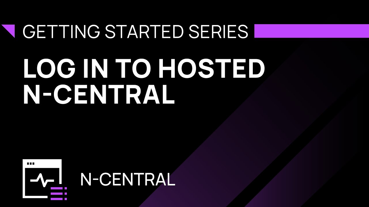 Log in to Hosted N-central - YouTube