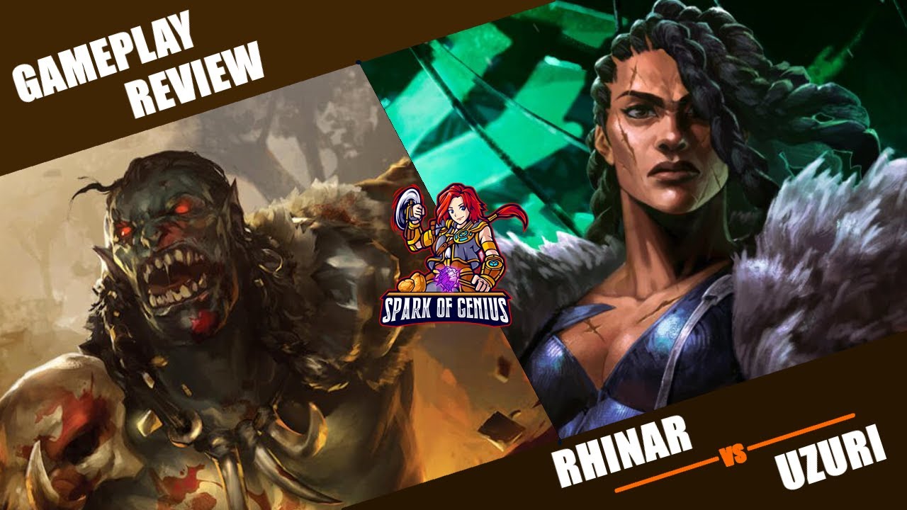 Flesh and Blood Classic Constructed Gameplay Review - Rhinar vs Uzuri Calling Antwerp - YouTube