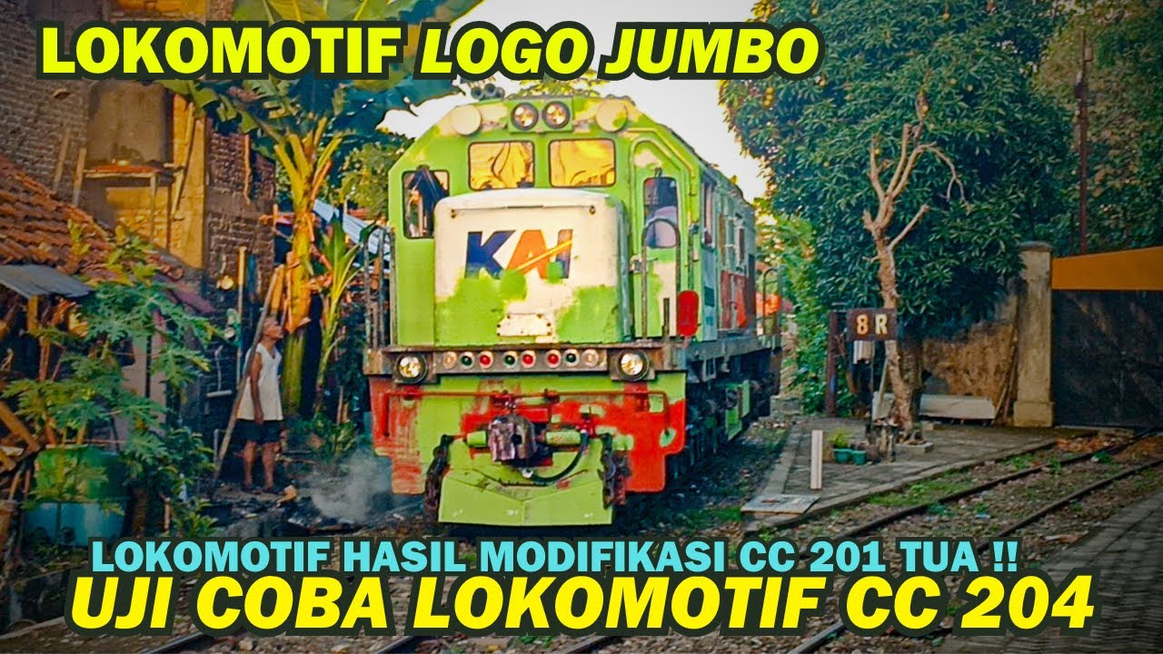 UJICOBA LOKOMOTIF MODIFIKASI DEMPULAN!! Kereta Api Sri Tanjung Double ...