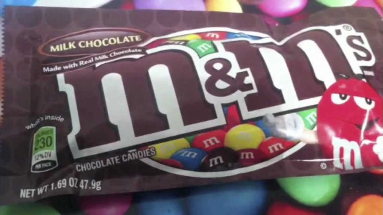 M&Ms Plain - YouTube