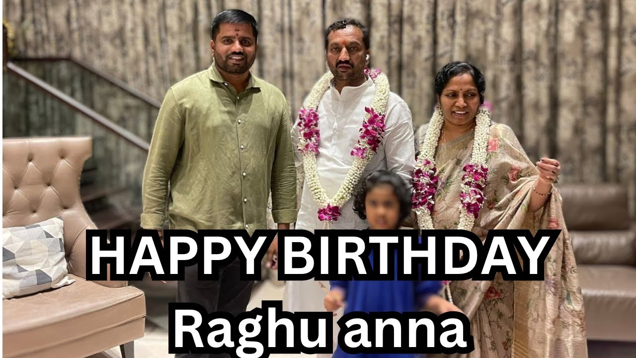 Raghunandan Rao MP Celebrates Birthday with Supporters.Exclusive ...