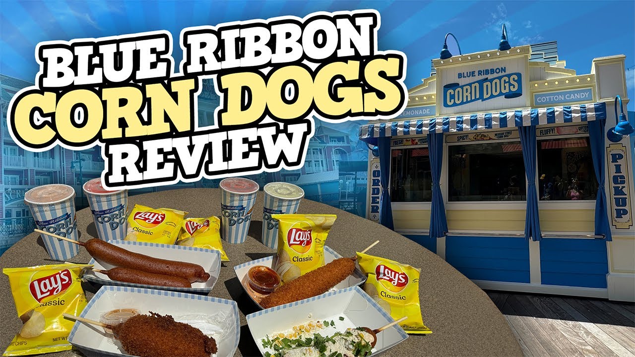 REVIEW: Blue Ribbon Corn Dogs Finally Opens at Disney World - YouTube