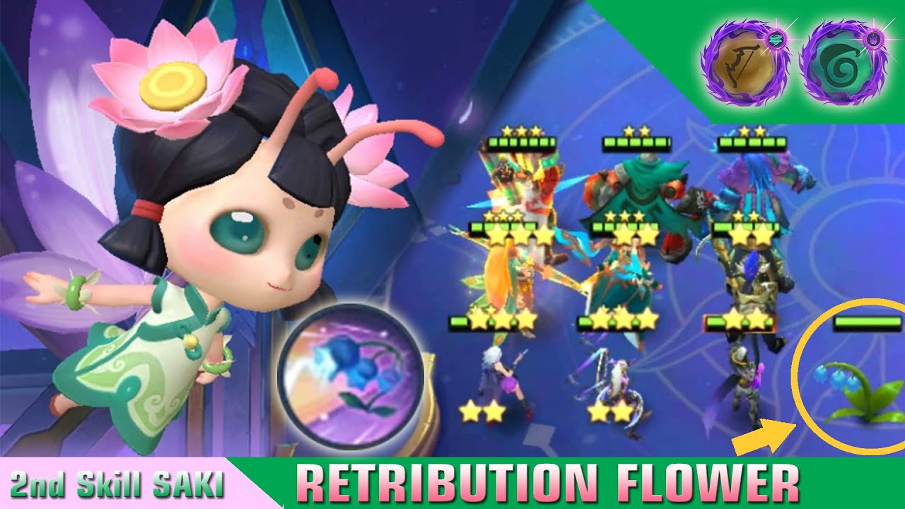 2nd Skill of Commander Saki (Retribution Flower) Combinated Nature and ...