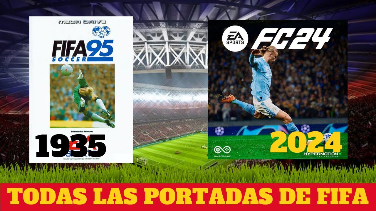 TODAS LAS PORTADAS DE FIFA A LO LARGO DE LOS TIEMPOS - YouTube