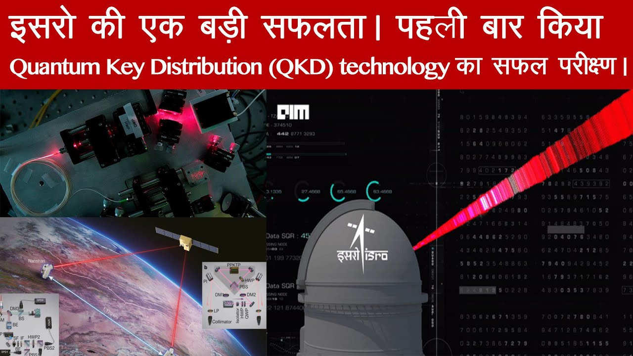 ISRO demonstrate Quantum Key Distribution (QKD) technology over 300 ...