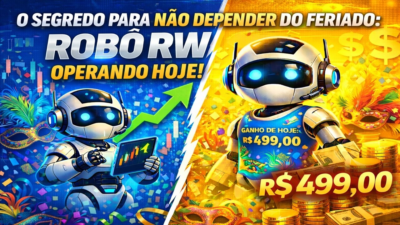 O segredo para não depender do feriado: Robô RW operando hoje! - YouTube