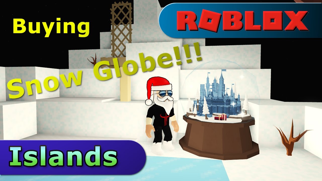 Buying the Snow Globe in ROBLOX Islands! - YouTube