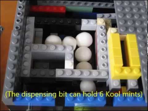 Unique Lego Gumball Machine With Rotating Mechanism - YouTube