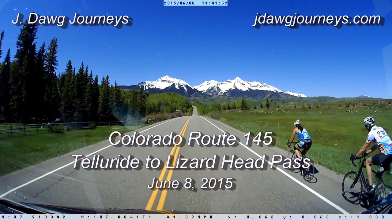 Colorado Rt 145 - Telluride to Lizard Head Pass - YouTube