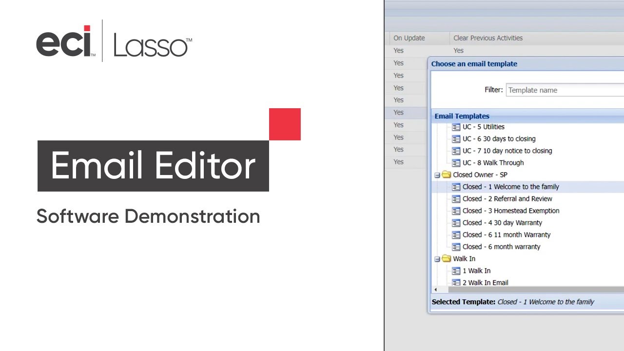 Home Builder CRM for Effective Email Marketing Strategies | Lasso CRM Product Demo - YouTube