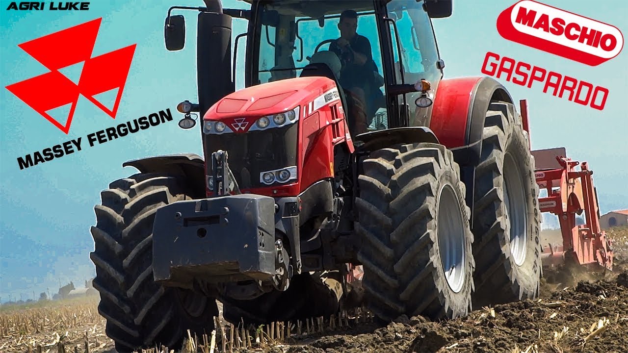Massey Ferguson 8730 | Maschio Artiglio | Subsoiler | Ripuntatura - YouTube