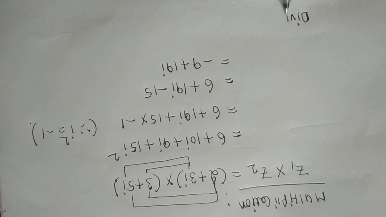 NCERT solutions of class 11 complex numbers - YouTube