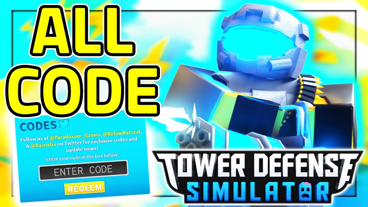 Roblox 💯[ALL CODE]💯 💥Tower Defense Simulator💥 - YouTube