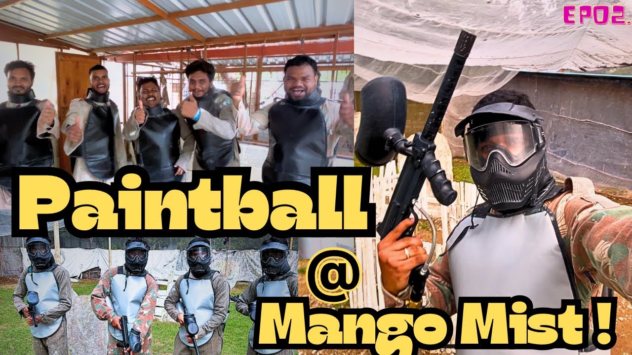 Ep 02 Mango Mist Resort Bangalore || A one-on-one Game Paintball || Had ...