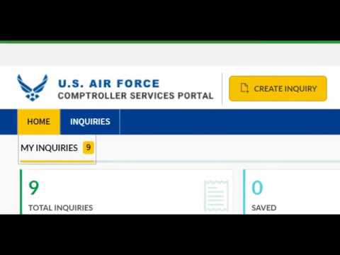 AF Comptroller Services Portal Intro - YouTube