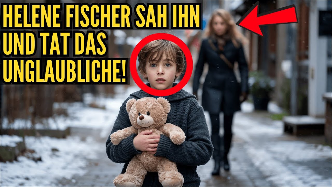 Ein Junge Lief Barfuß Durch Den Schnee – Doch Helene Fischer Sah Ihn ...