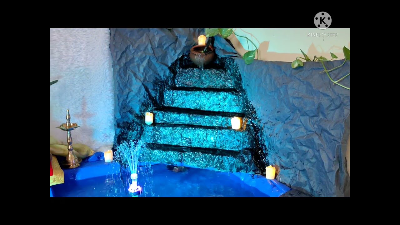 Ganesh Decoration 2021 ( Waterfall ) - YouTube