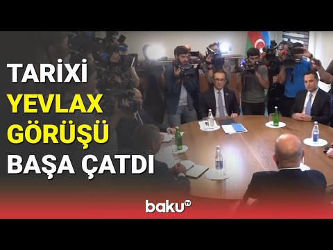 Yevlax görüşünün bitdiyi an: Qarabağ ermənilərinin nümayəndələri yola düşdü