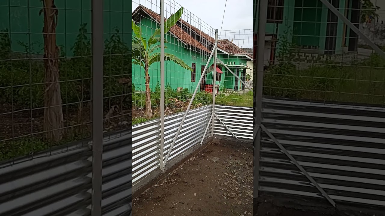 pagar kawat wermes untuk kandang ayam - YouTube
