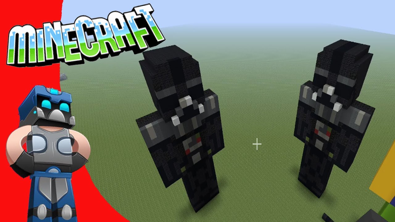 Minecraft: Como hacer Darth Vader Skin Tutorial - YouTube