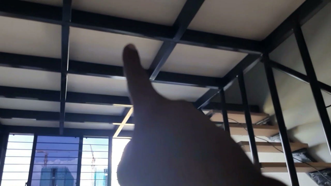 Buat loteng dari besi - YouTube