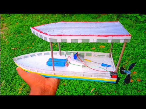 Diy How To Make RC Boat For Science Project -Diy RC Boat With RC Motor ...