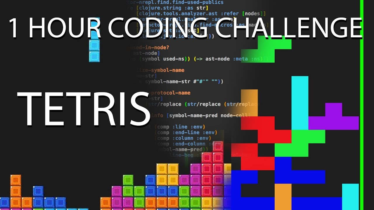 1 Hour Coding Tetris Youtube