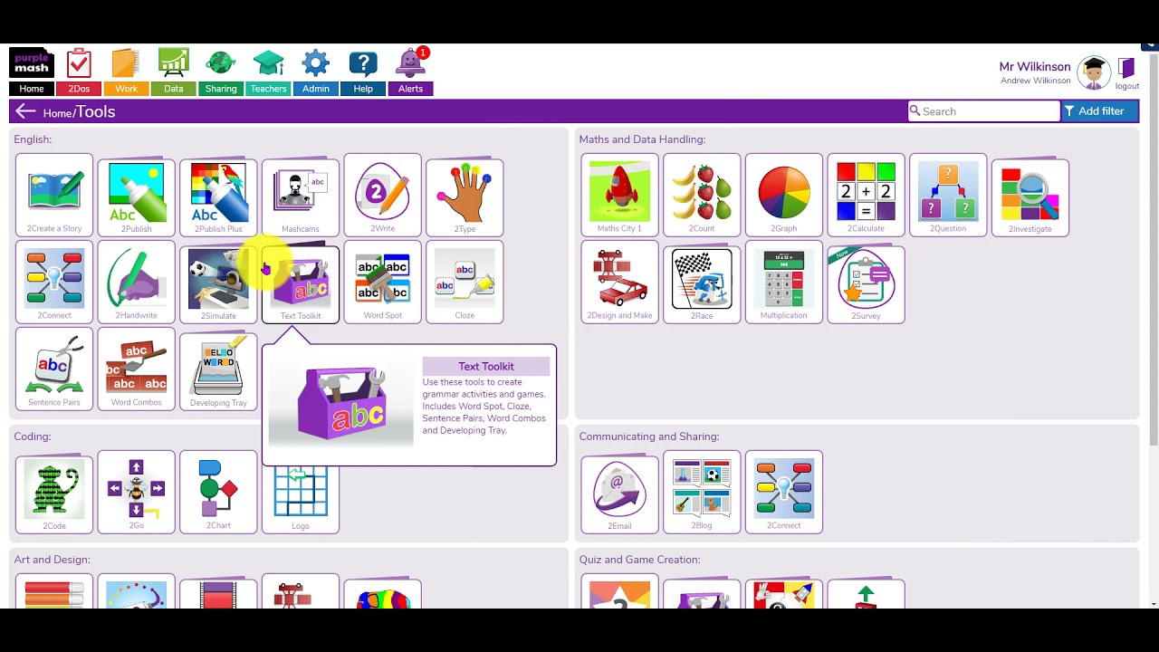 Back in the classroom with Purple Mash - YouTube