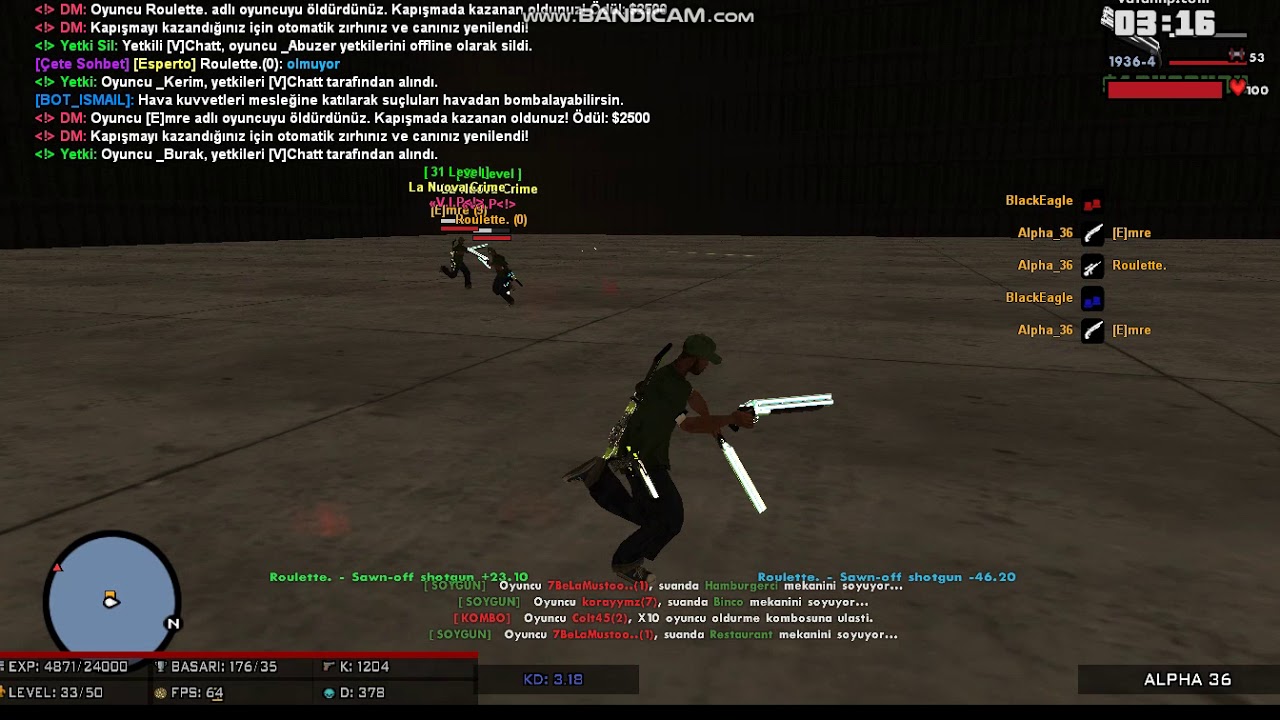 Gta Samp DeathMatch W/ Roulette - YouTube