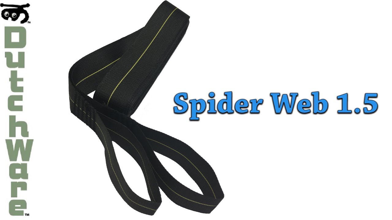 Spider Web 1.5 - Webbing Hammock Suspension - Dutchware - YouTube
