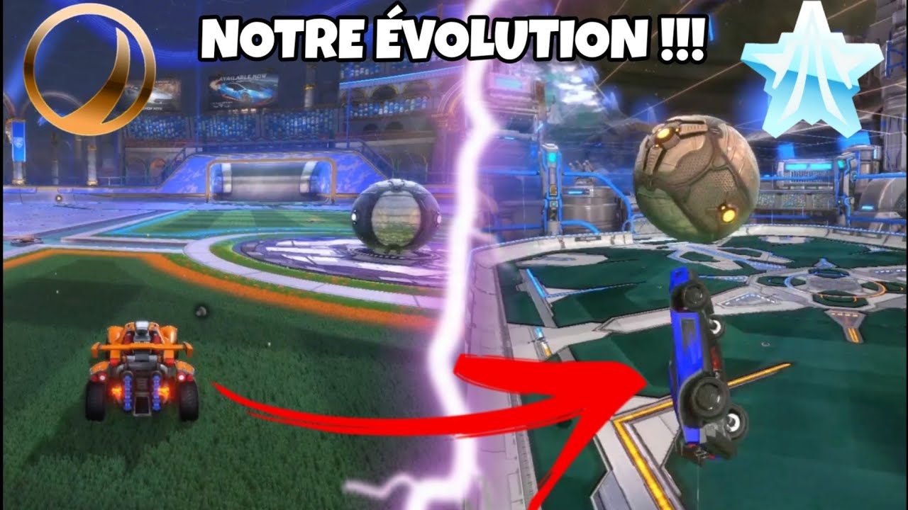 Notre ÉVOLUTION sur ROCKET LEAGUE !!! (ft.Evan) - YouTube