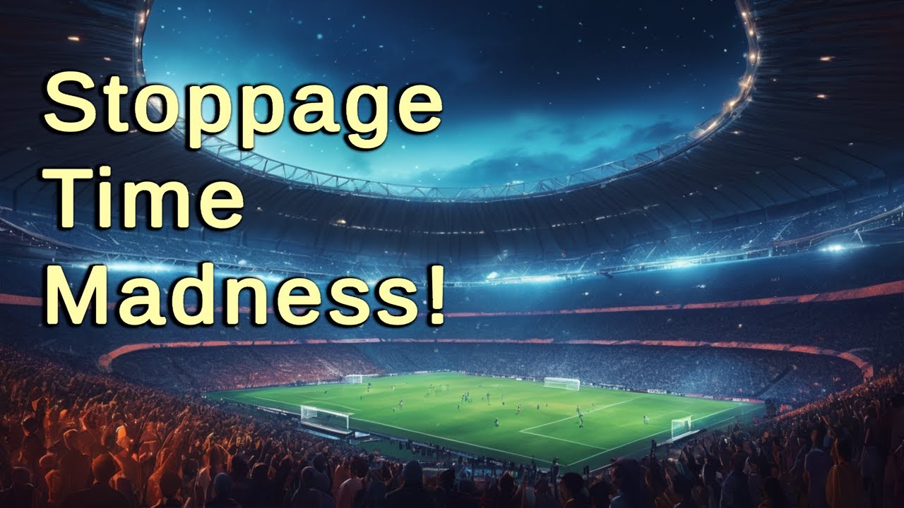 Epic Football Drama: Spurs' Last-Minute Heroics in Stoppage Time! - YouTube