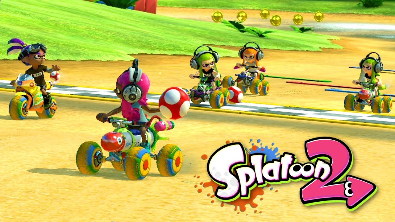 LA MAYOR GUERRA DE SPLATOON EN MARIO KART 8 DELUXE | Nintendo Switch ...