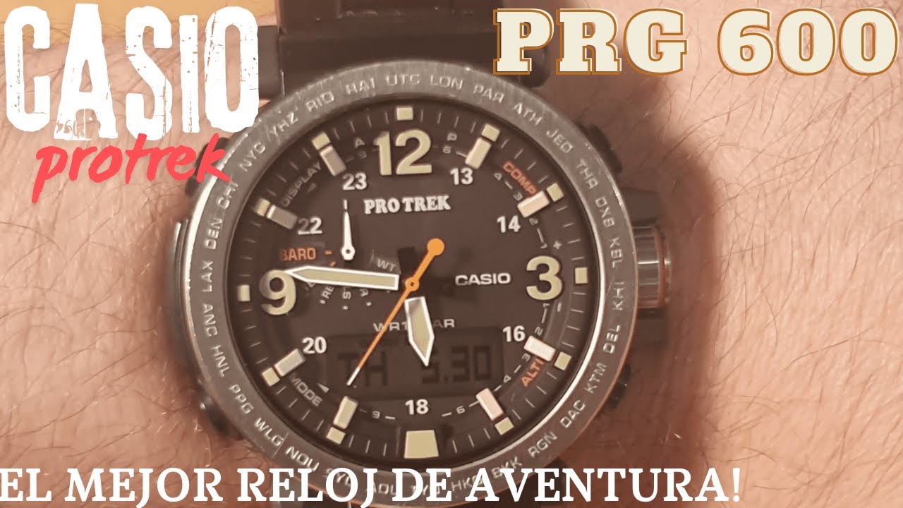 CASIO PROTREK PRG 600,CASIO SAFARI - YouTube