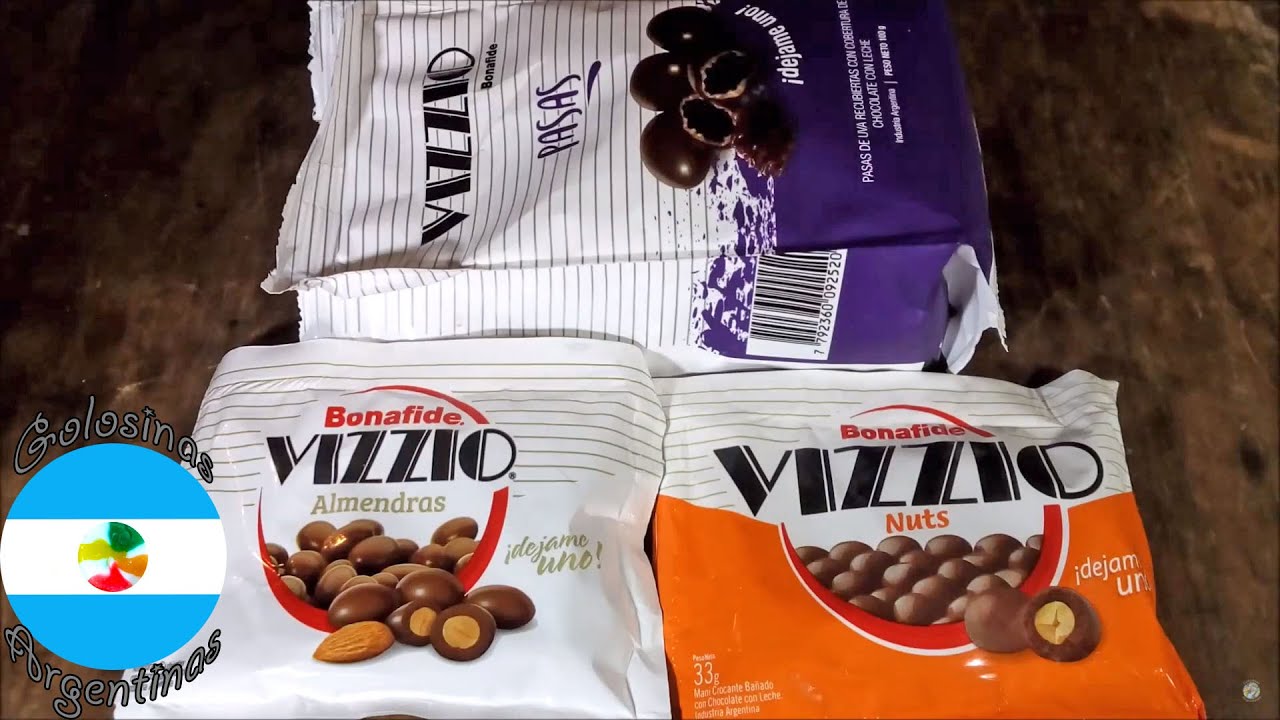 Bonafide Vizzio Nuts Maní, Almendras y Pasas de Uva Bañados en ...