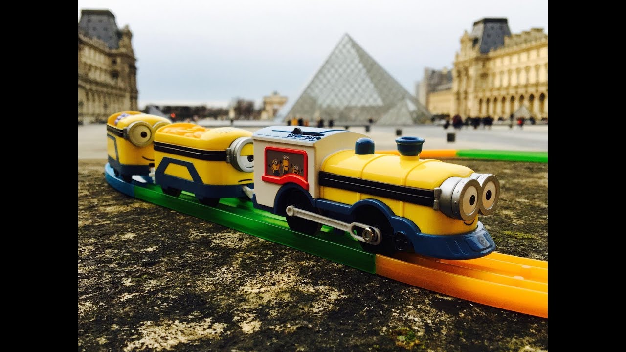 Plarail Dream Railway Despicable Me Minions Talking Train at Louvre ...