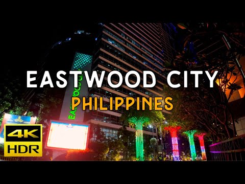 Eastwood City at Night 🌃 | First-Class City in the Philippines 🇵🇭 ...