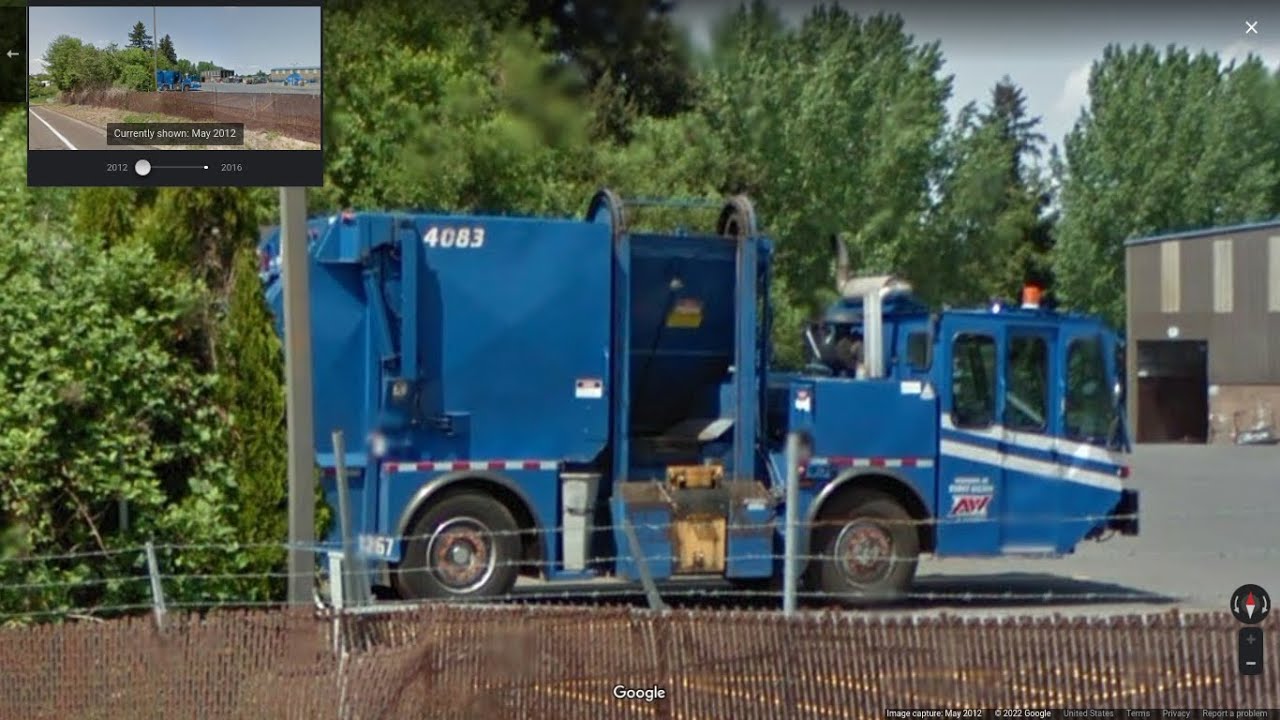 (Oregon and Mississippi) Rare Google Map Garbage Truck Finds part 11 ...