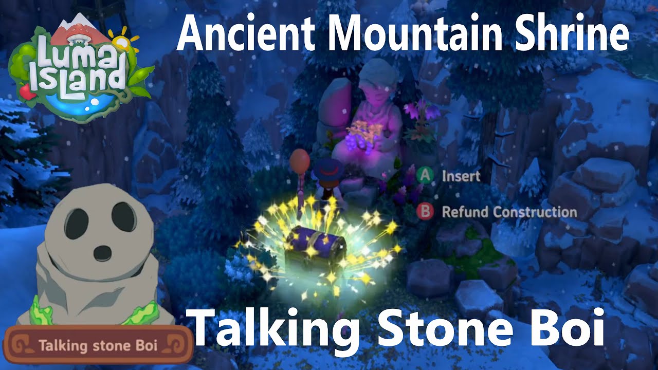 Ancient Mountain Shrine / Talking Stone Boi - LUMA ISLAND - YouTube