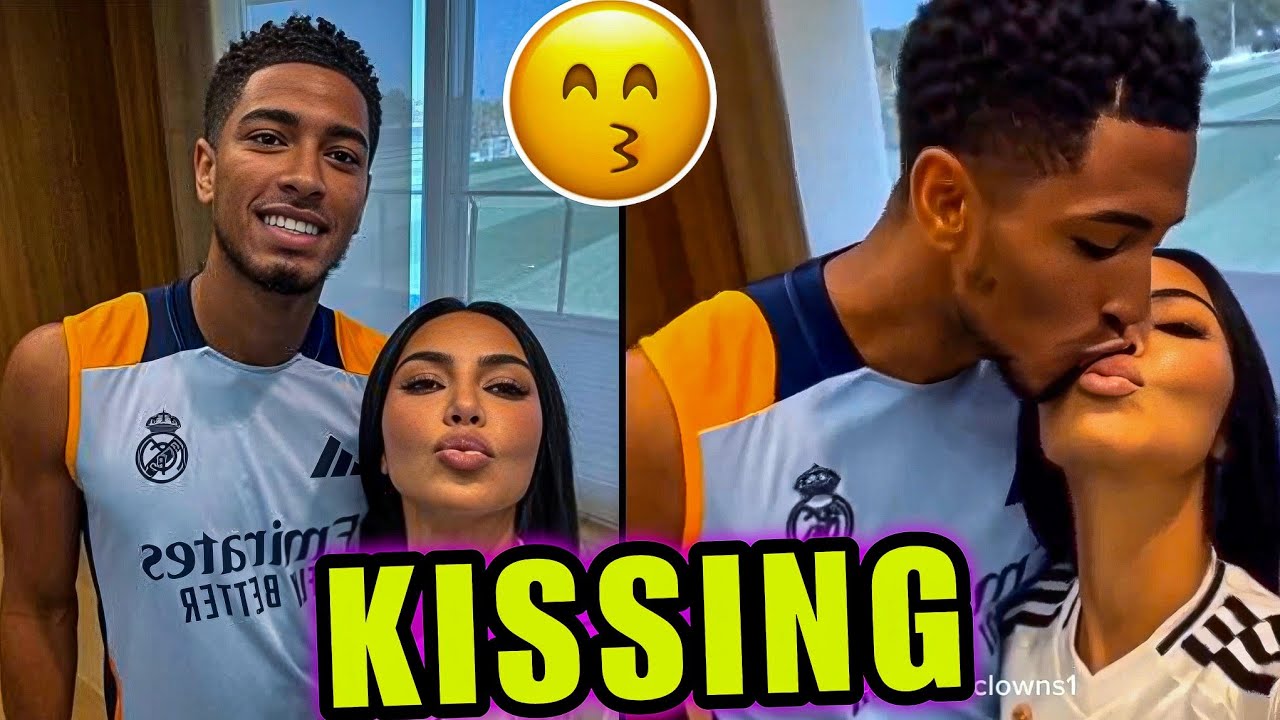 JUDGE BELLINGHAM KISS KIM KARDASHIAN 😘 😍 💕 | ANTIC FOOTBALL NEWS - YouTube