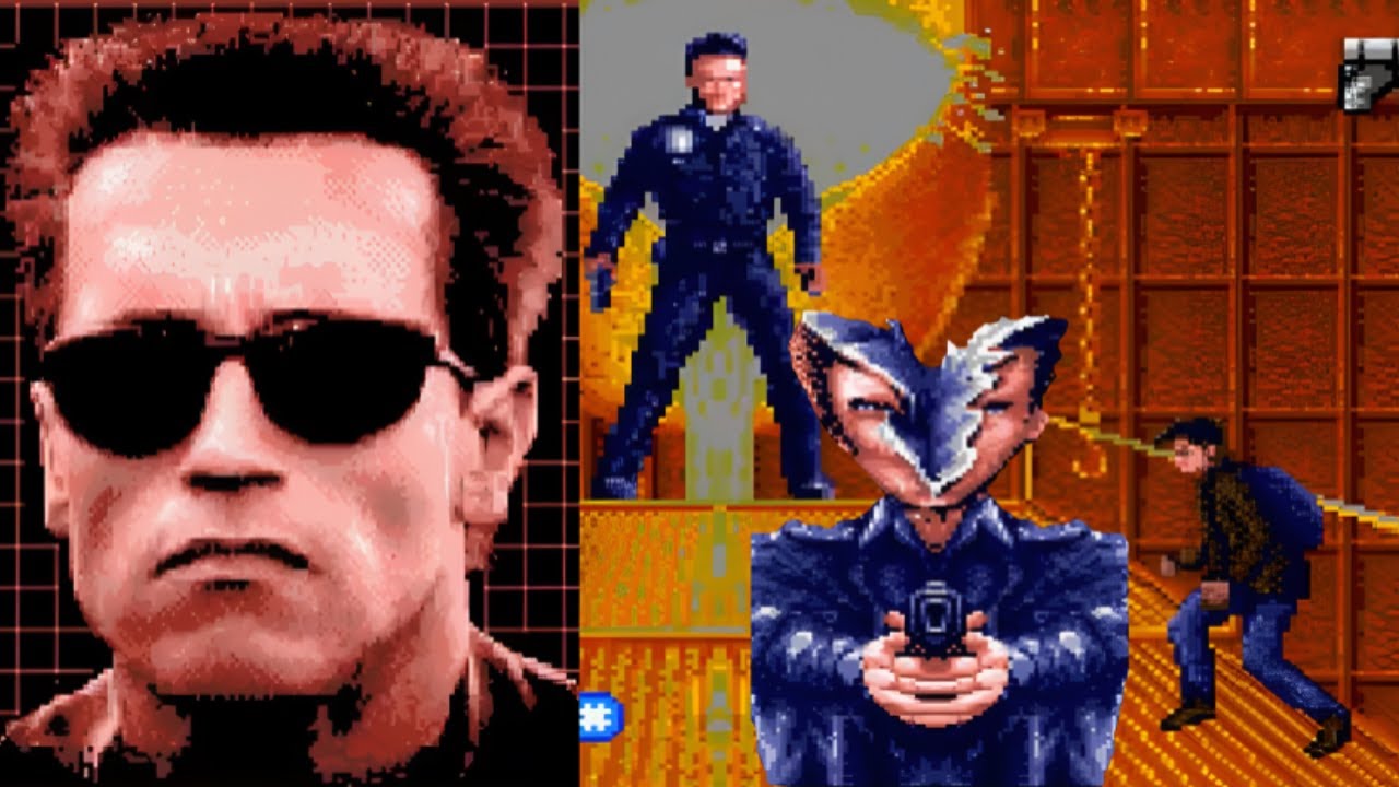 T2 - The Arcade Game All Bosses (No Damage With Ending) Genesis ...