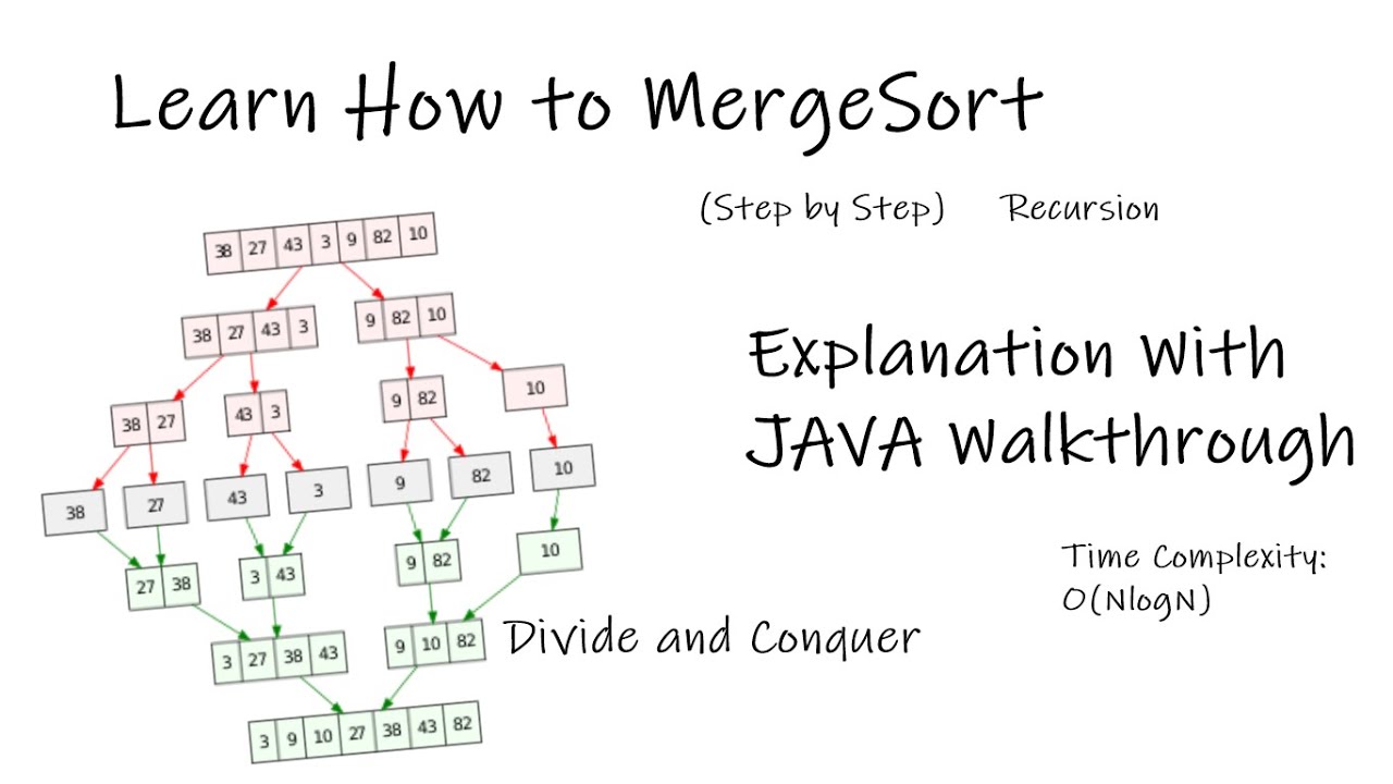 Learn How to MergeSort - YouTube